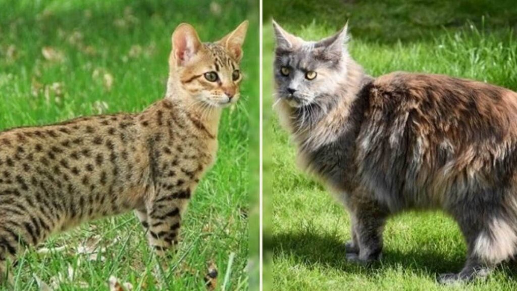 Savannah Cat Maine Coon Mix - A Fascinating Feline Blend